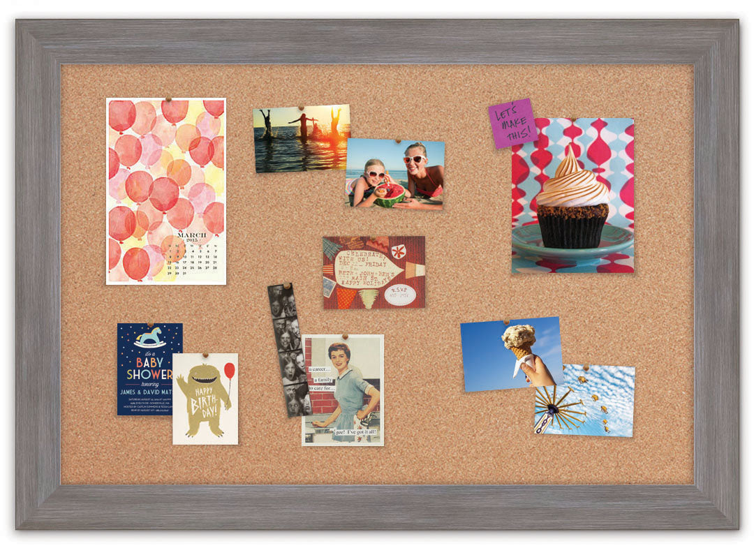 48" x 34" Cork Boards Online | Large Framed Cork Board – Corkboard.com