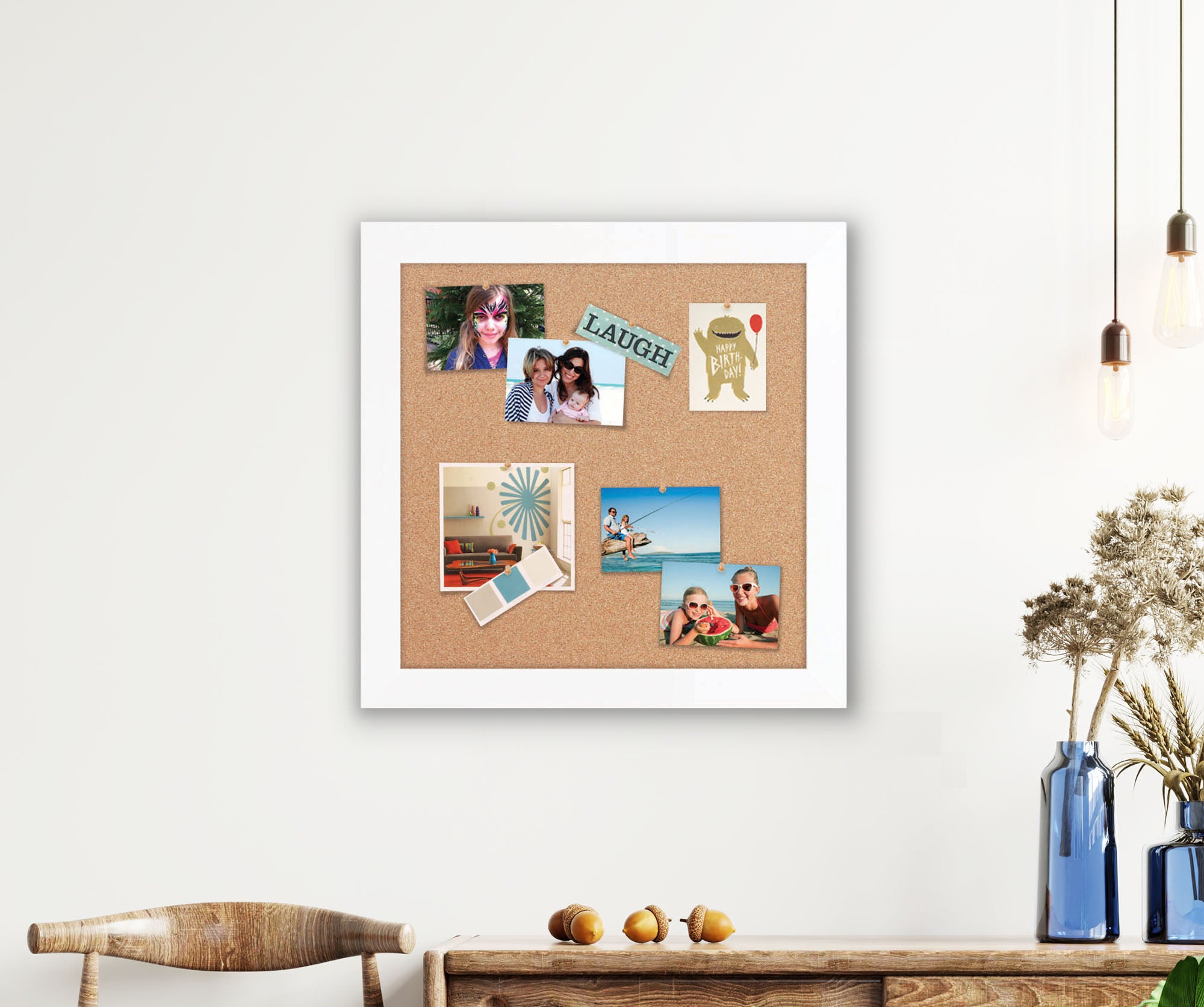 24" x 24" Cork Board | Decorative Framed Cork Boards – Corkboard.com