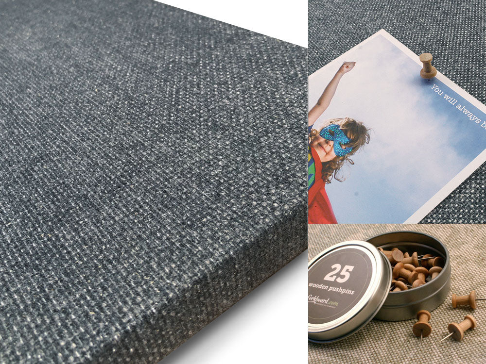 Fabric Push Pin Board | Buy Pin Boards | Corkboard.com