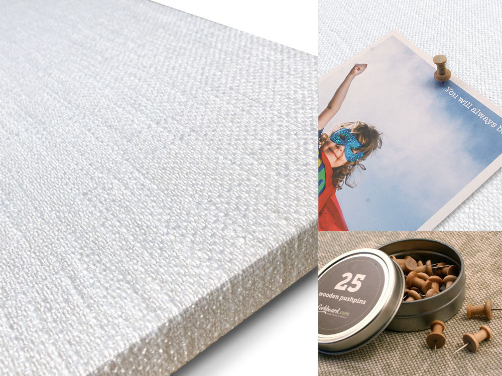 Fabric Push Pin Board | Buy Pin Boards | Corkboard.com